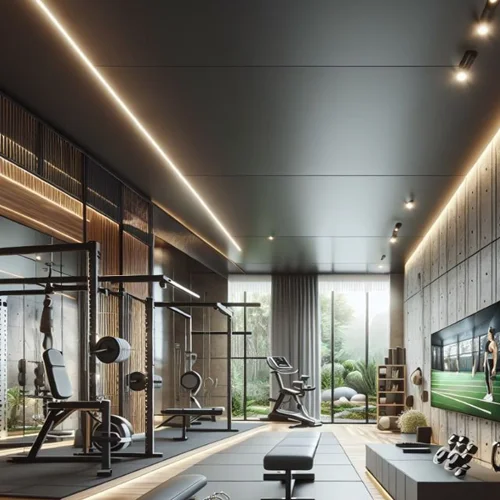 Linear Light 40-60-80W Black Recessed - كهرباء المشاريع