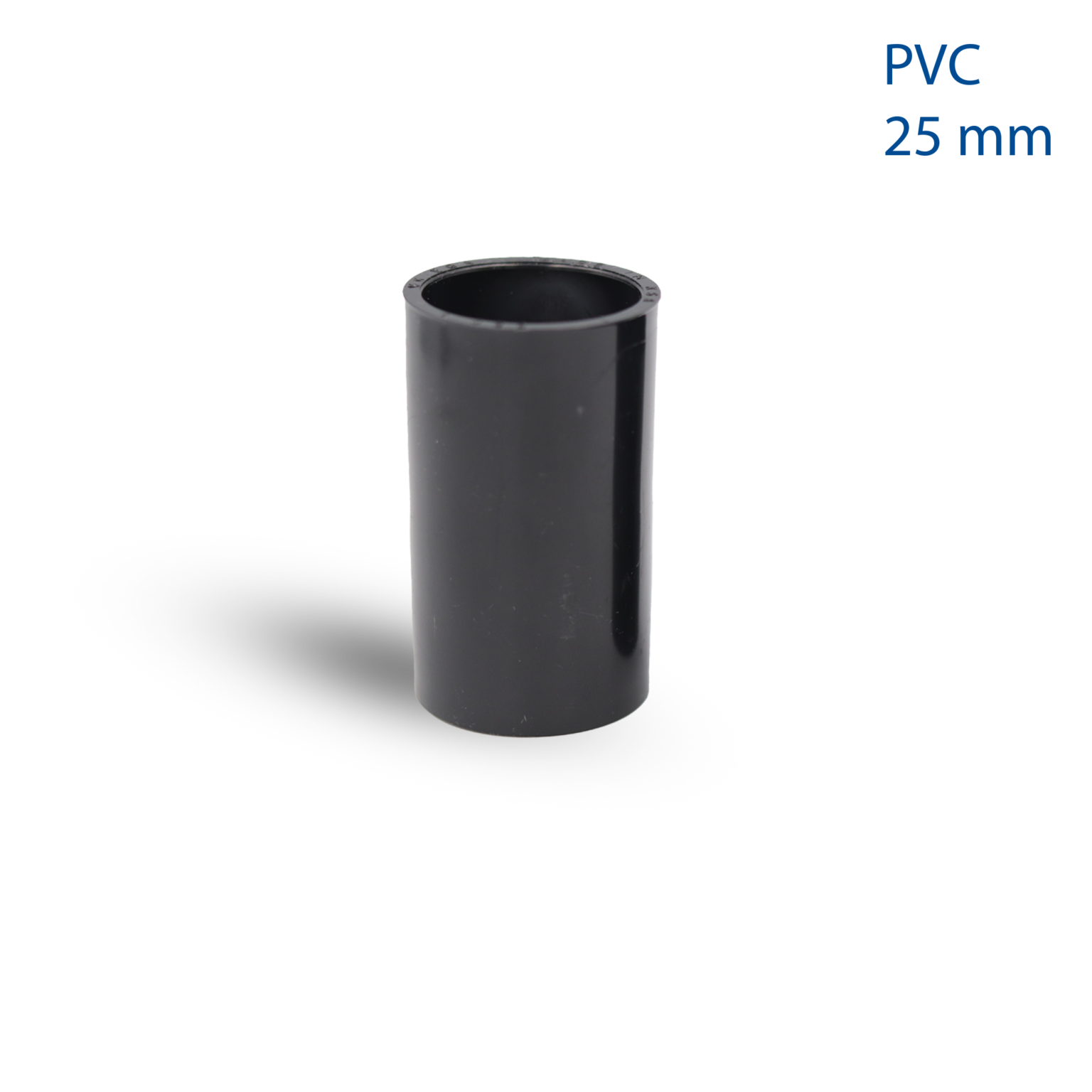 PVC Coupling 25mm Black - كهرباء المشاريع