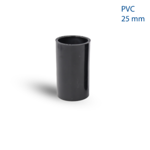 PVC Coupling 25mm Black - كهرباء المشاريع